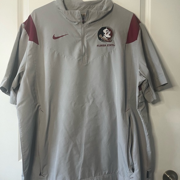 Nike | Jackets & Coats | Nike Grey Pull Over Windbreaker Coach David ...